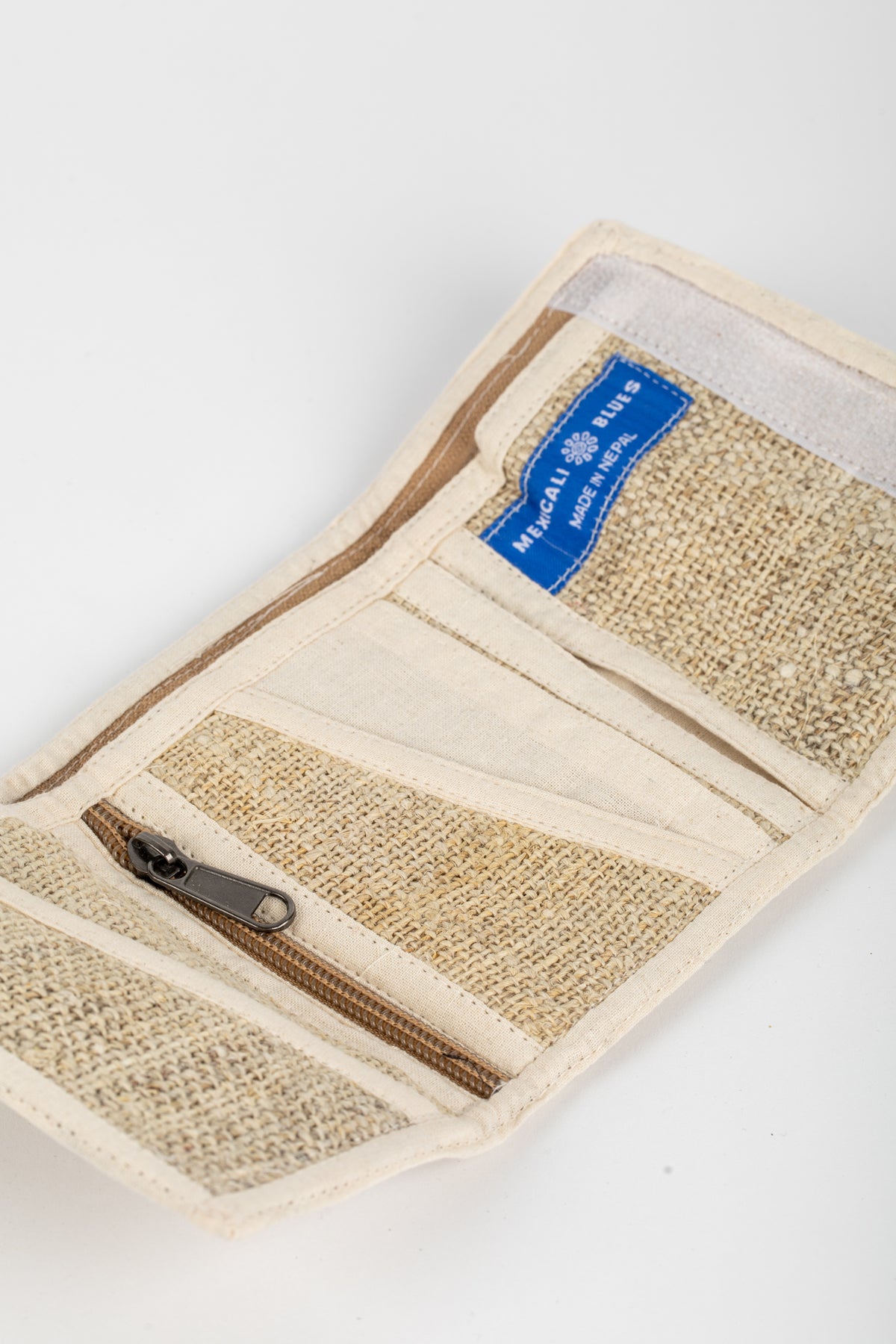 Bhanga Hemp Tri-fold Wallet · Mexicali Blues
