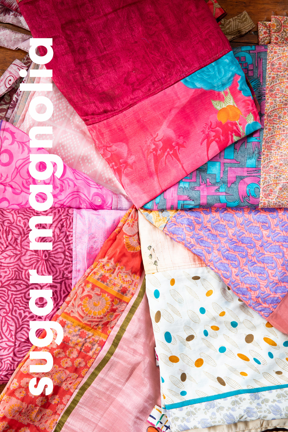 Patchwork Sari Silk Prairie Skirt | Bohemian Silk Skirt · Mexicali Blues
