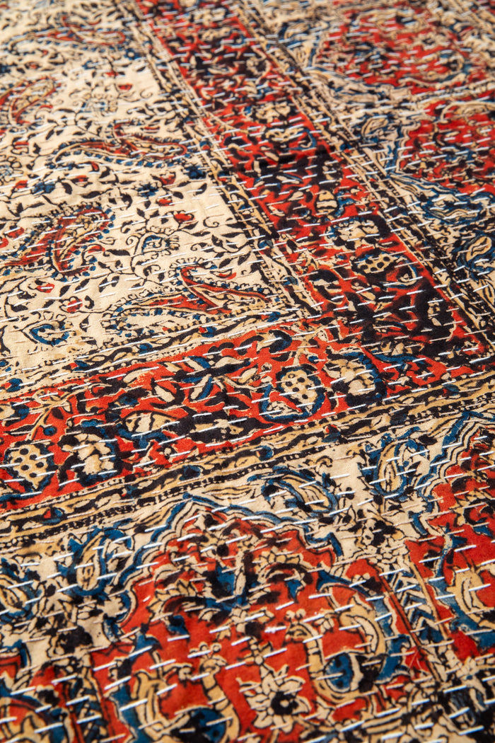 Gudri Block Print Bedspread | Boho Bedspread · Mexicali Blues