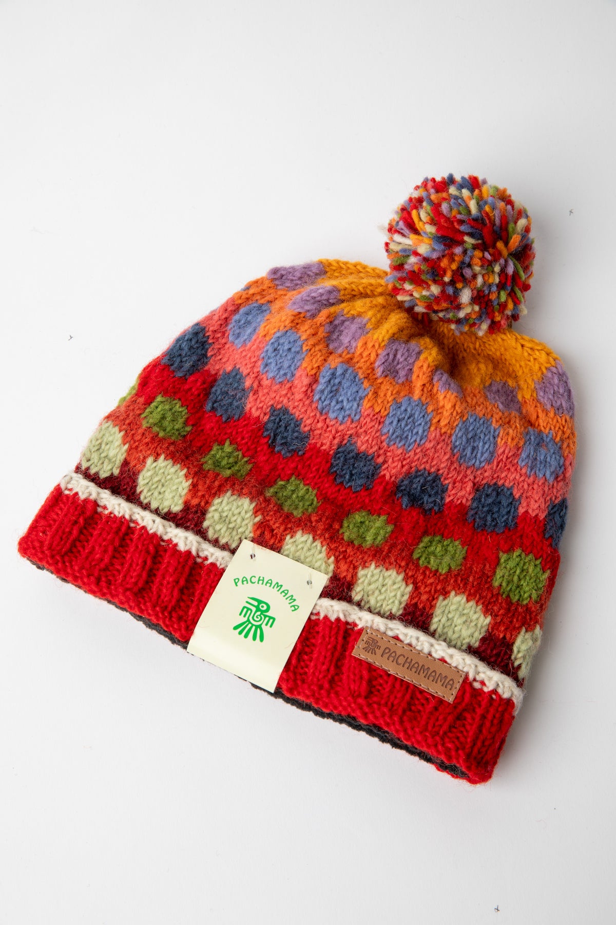 Stripes Handmade Wool Hat | Polka Dot Wool Beanie · Mexicali Blues