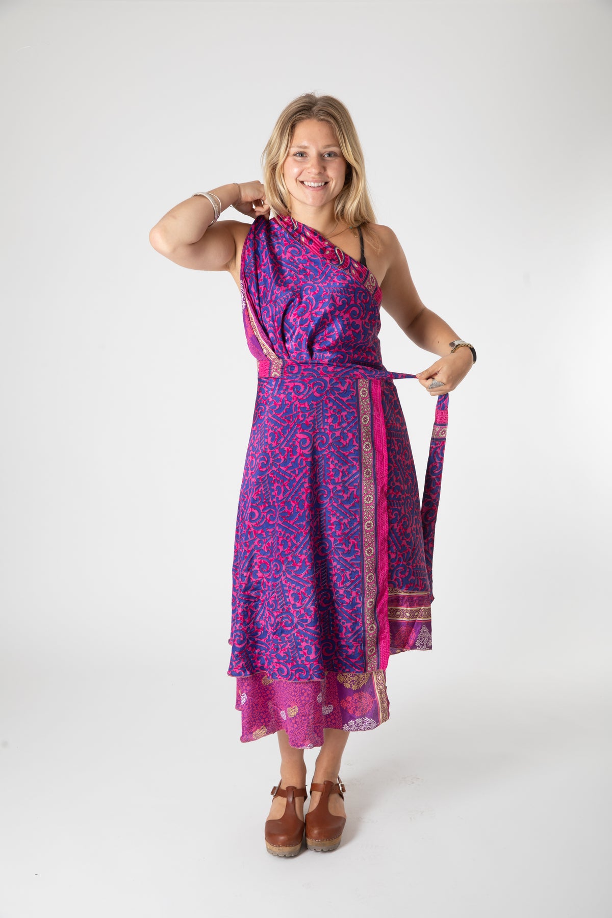 Magic Wrap Skirt Styling Freya Halter Dress · Mexicali Blues