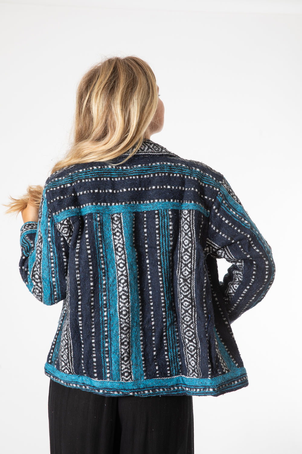 Kathmandu Fuzzy Shacket · Mexicali Blues