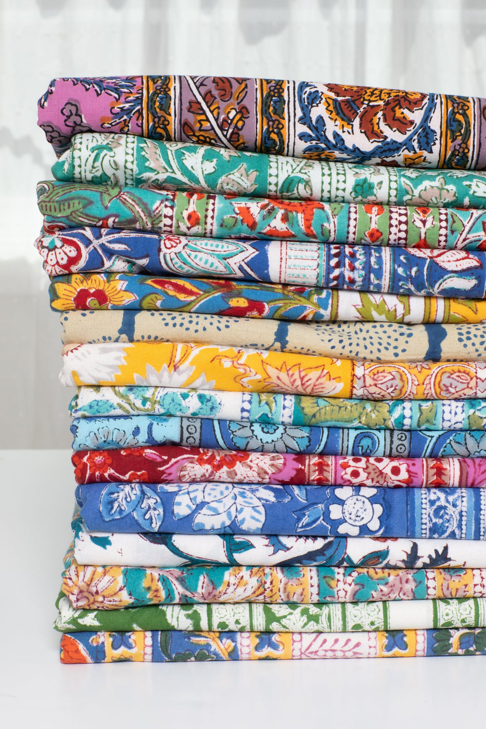 Provincial Block Print Tapestry · Mexicali Blues