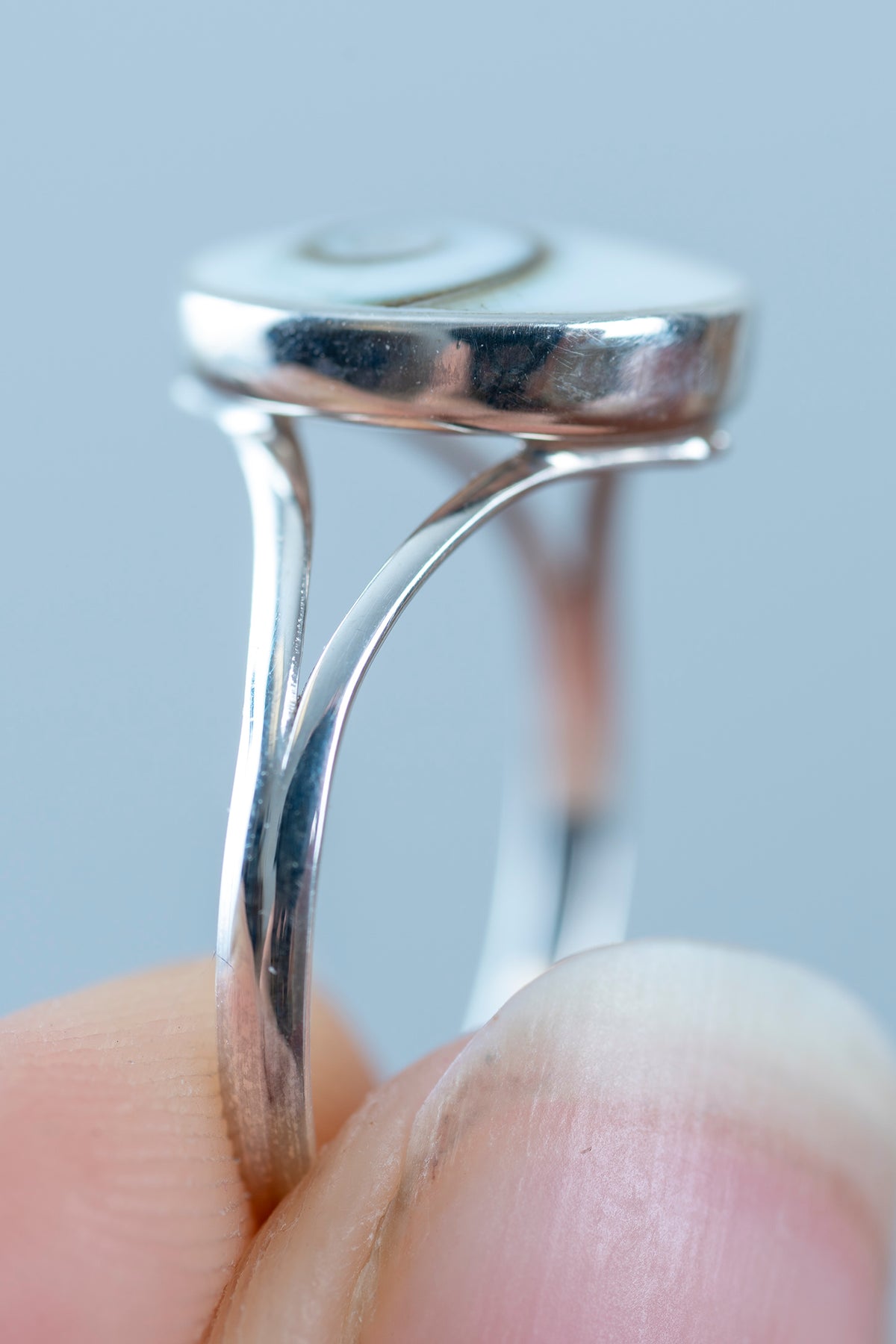 Simple Shiva Eye Sterling Ring · Mexicali Blues