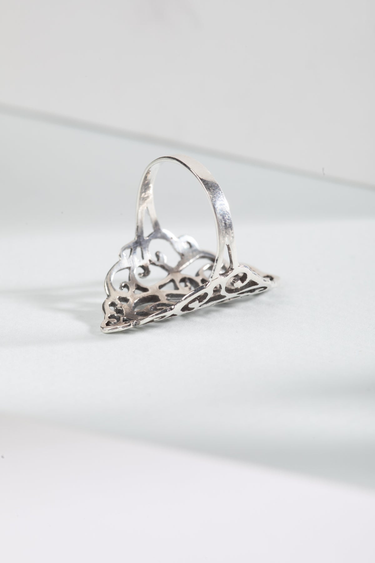 Fancy Curl Sterling Ring · Mexicali Blues