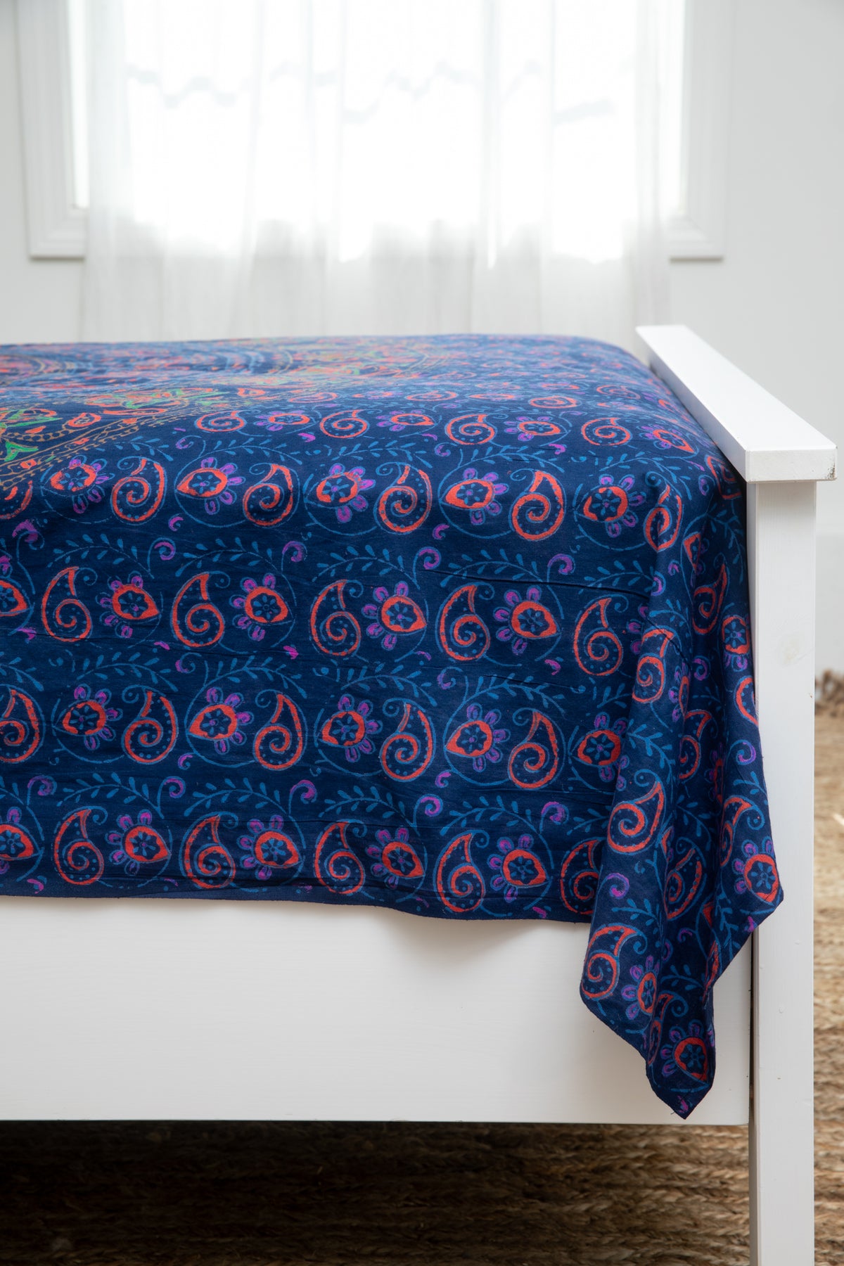 Traditional Elephant Mandala Block Print Queen Tapestry | Block Print ...